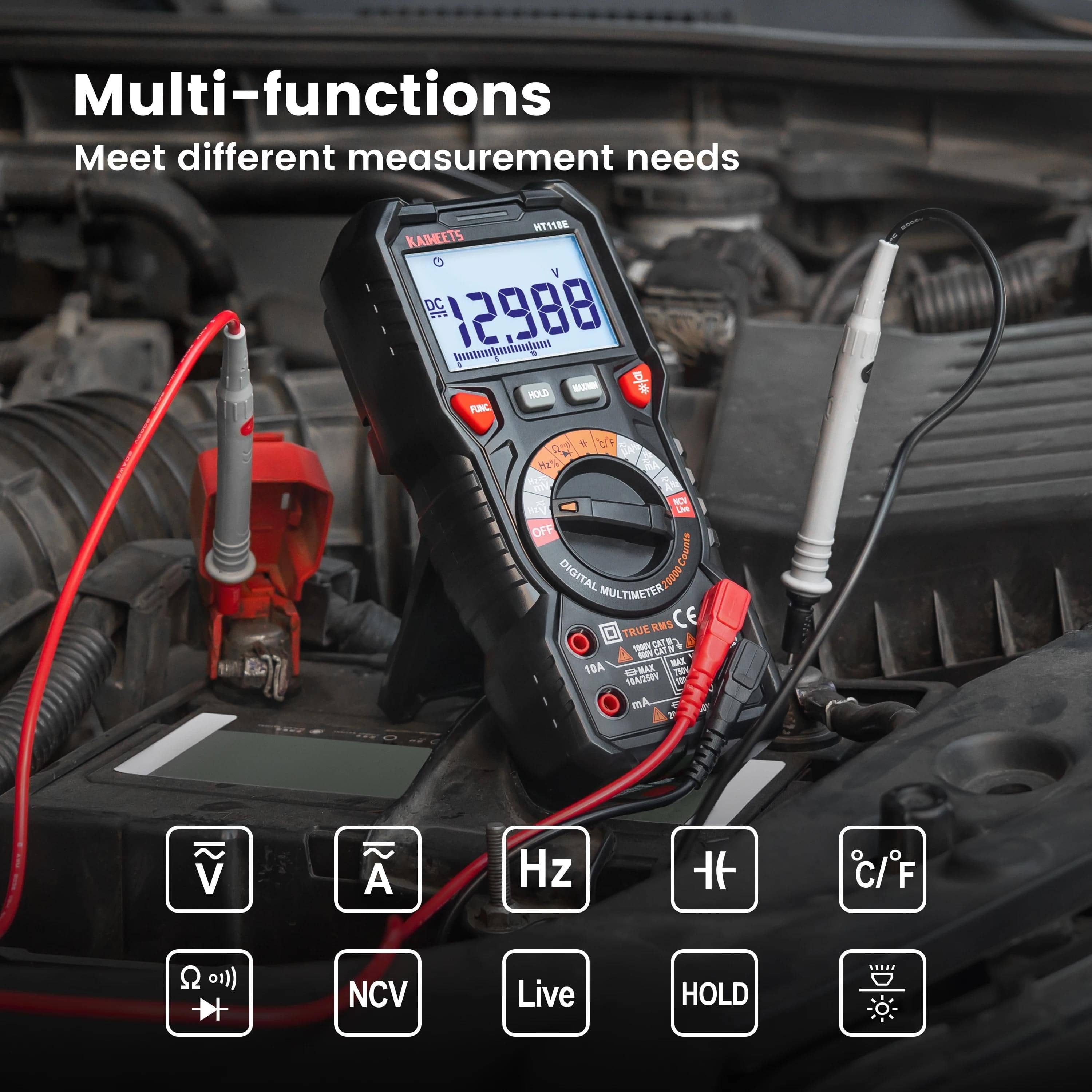 20 000 skaitiklių HT118E skaitmeninis multimetras automatinis ...