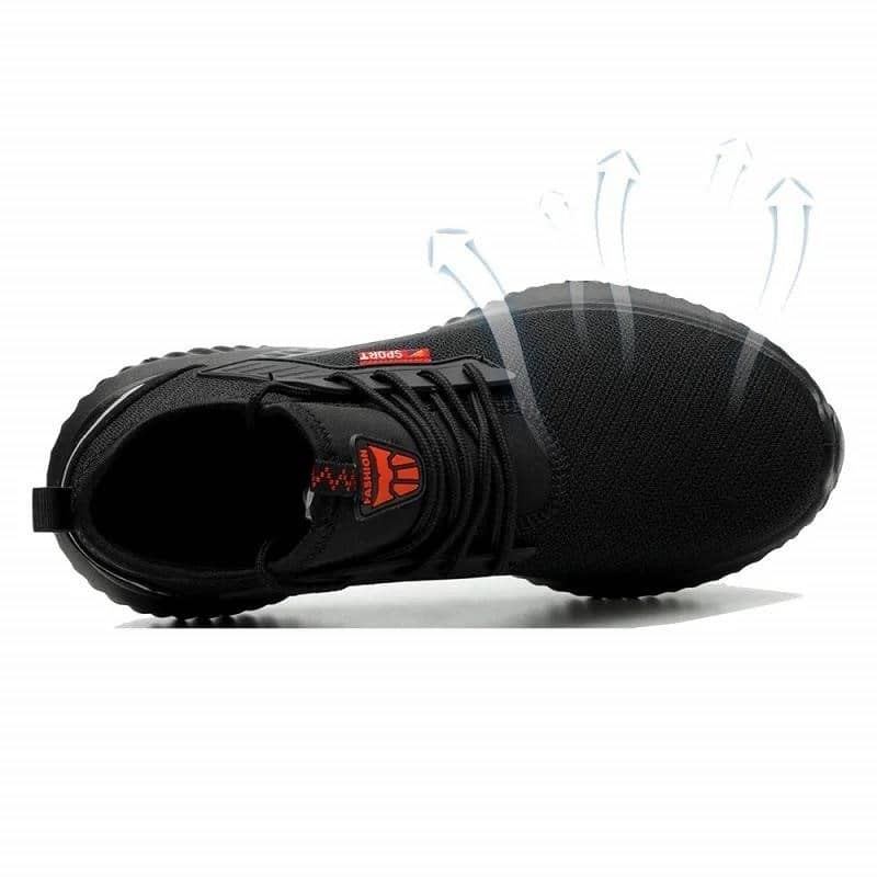 Vasariniai vyriški darbo batai Kvėpuojantys tinkliniai apsauginiai ...