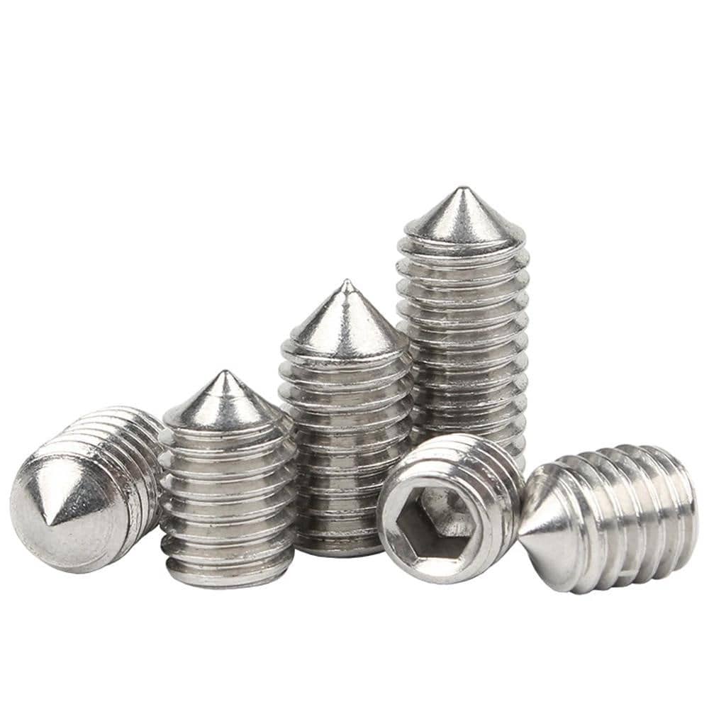 1-50 vnt. M2 M2,5 M3 M4 M5 M6 M8 M10 M12 M16 šešiakampio lizdo kūgio taško grubelės rinkinio ...