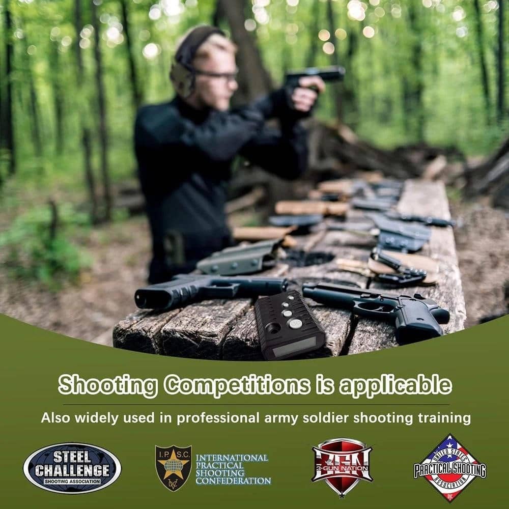 HOCAZOR Shot Timers IPSC Competition Shooting Pro Timer For Steel ...